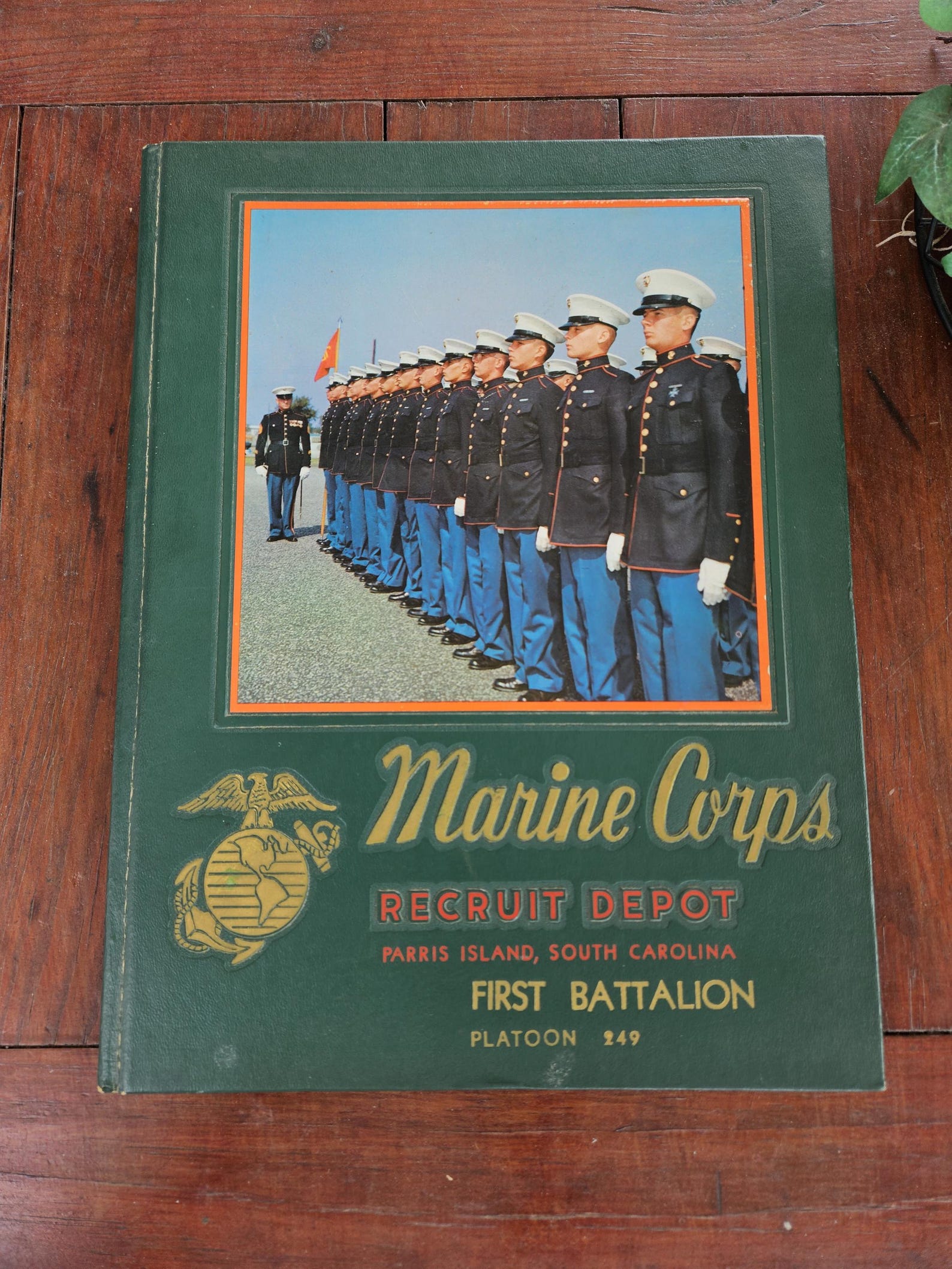 1957 Marine Corps Recruit Depot Yearbook First Battalion Platoon 249 ...