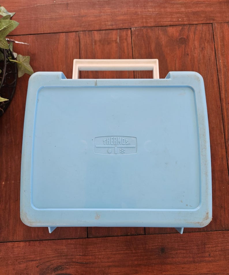 Vintage 1980's SMURFS Thermos Brand Blue Plastic Lunch Box - Etsy