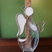Stained Glass Angel Playing Harp Tabletop Figurine - Etsy