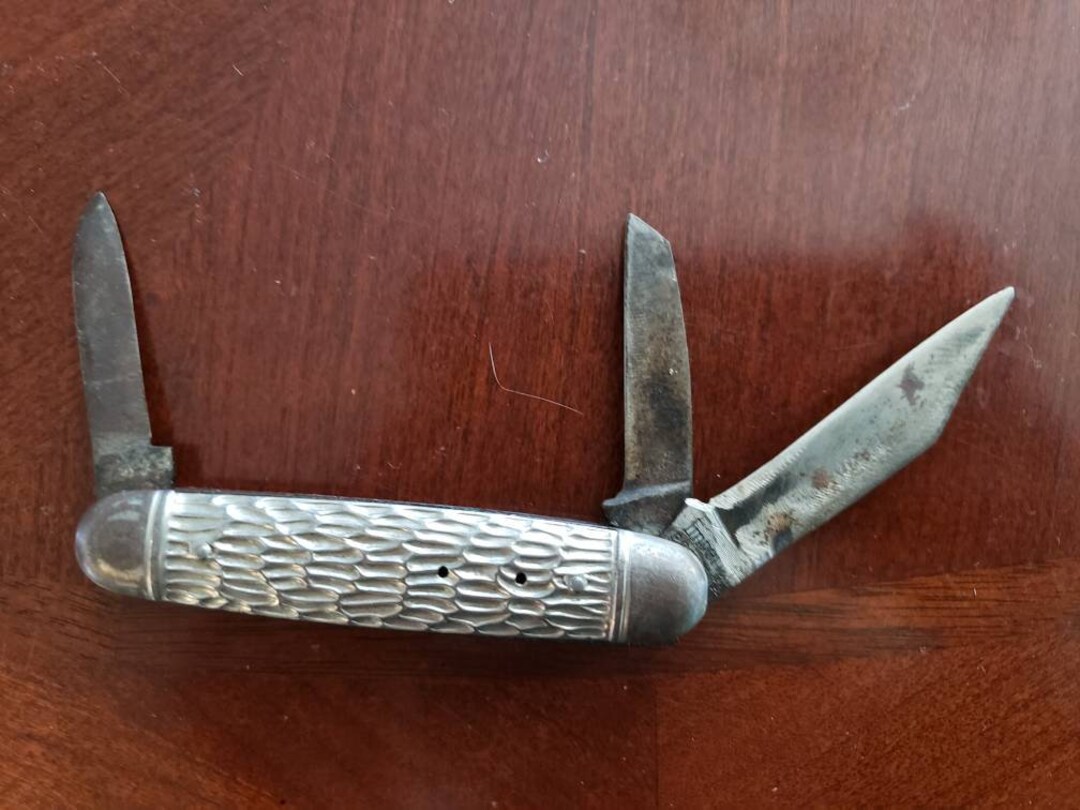 Vintage Imperial USA Pocket Knife All Metal 3-blade Folding - Etsy