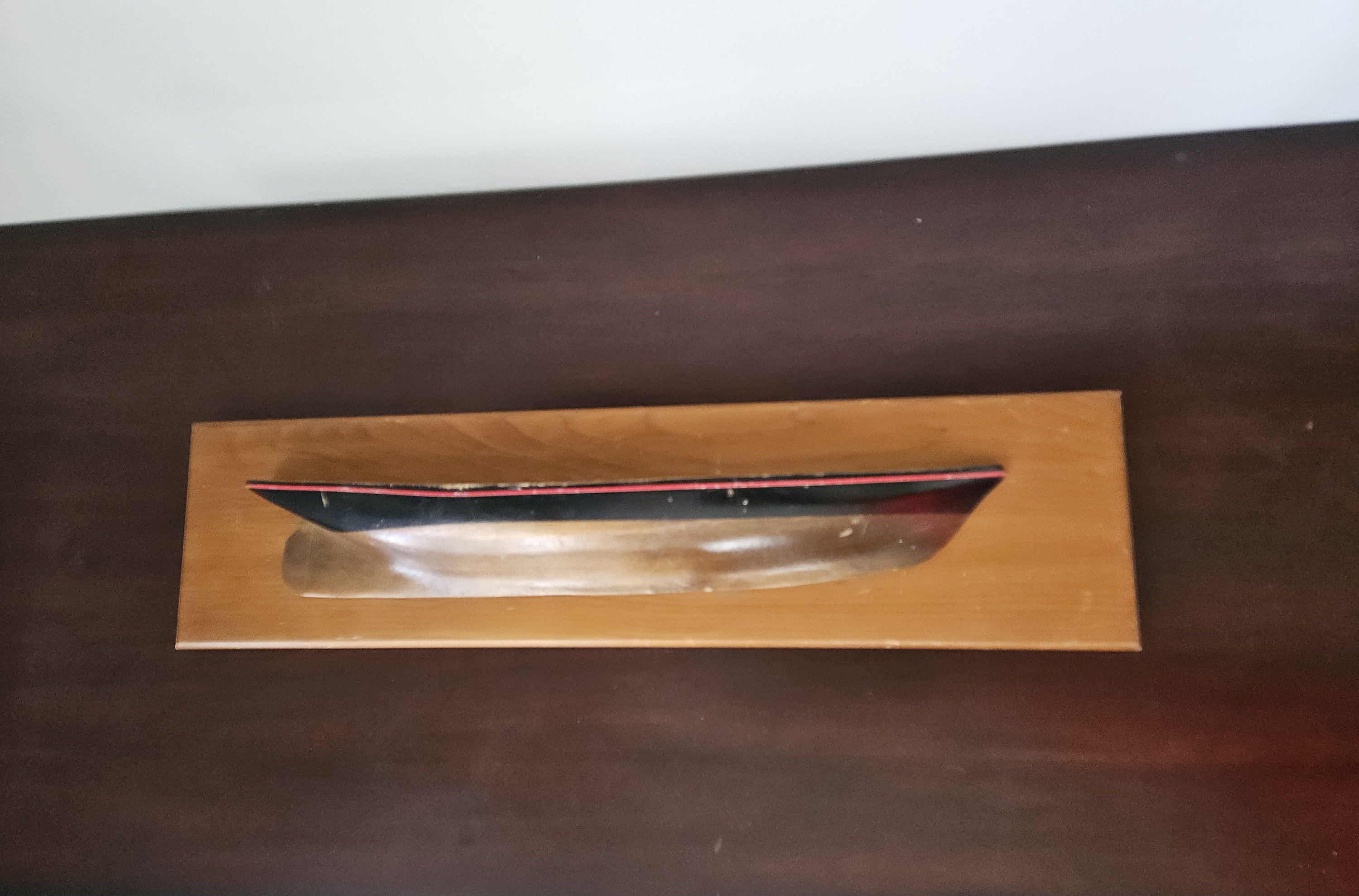 Mounted Half Hull Boat Vintage Wood Block Decor 1960s - Etsy