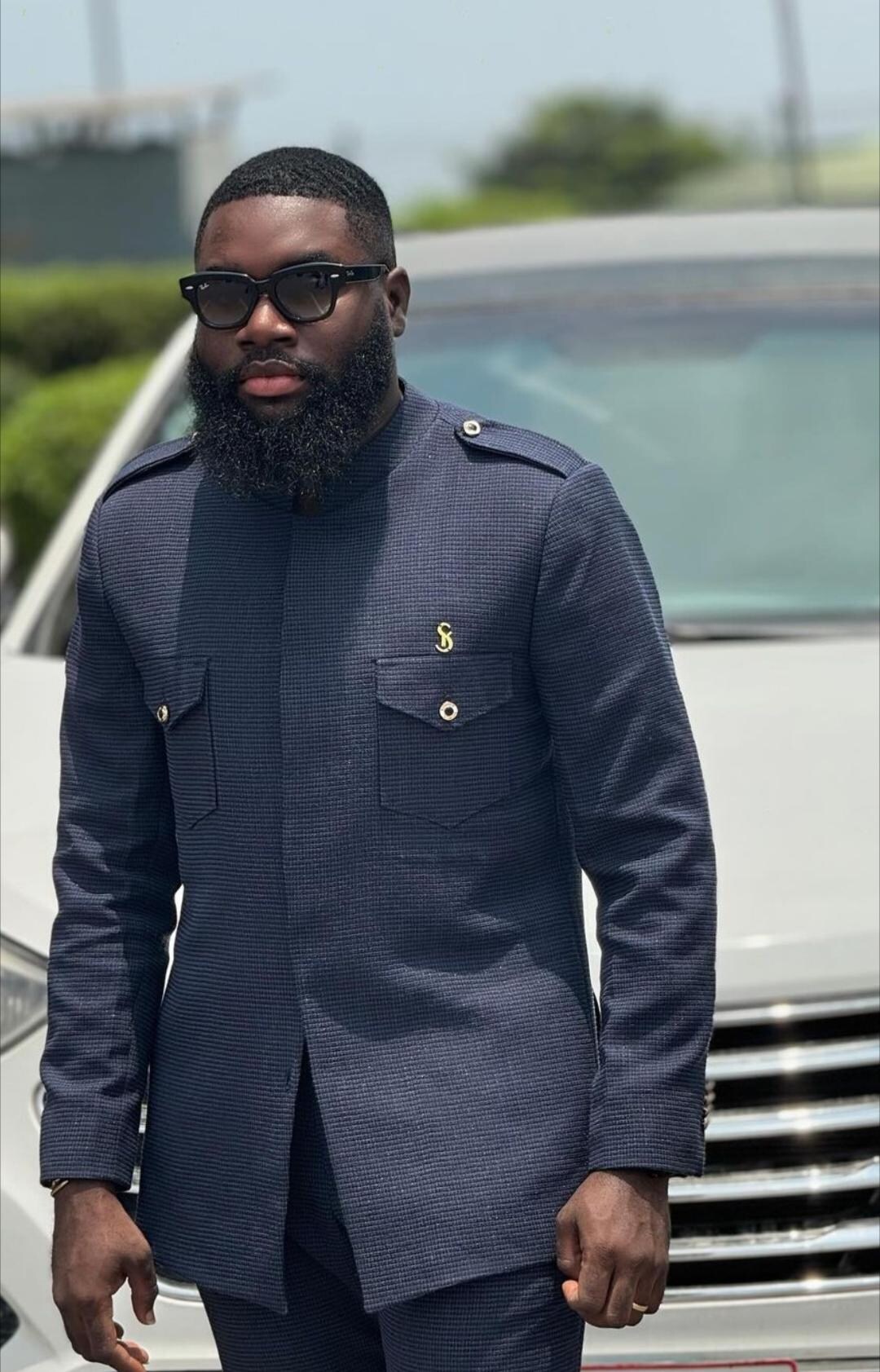 African Mens Safari Suit, African Men’s Clothing, African Men’s Kaftan ...