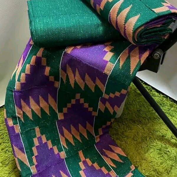 Ghana Kente Cloth Yard - Etsy UK