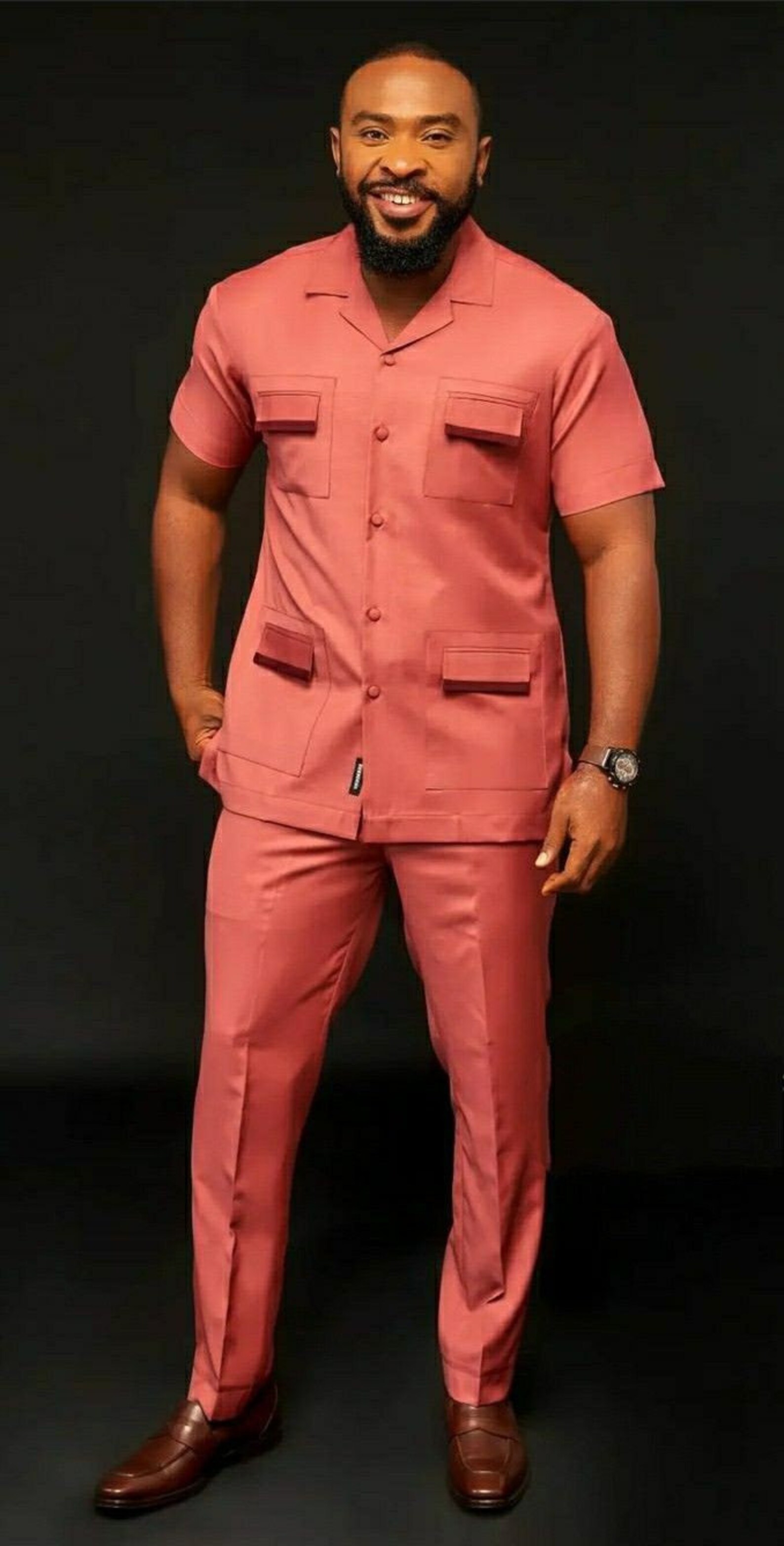 Men's Traditional Wear, African Men Wear, African Men Clothing, African ...