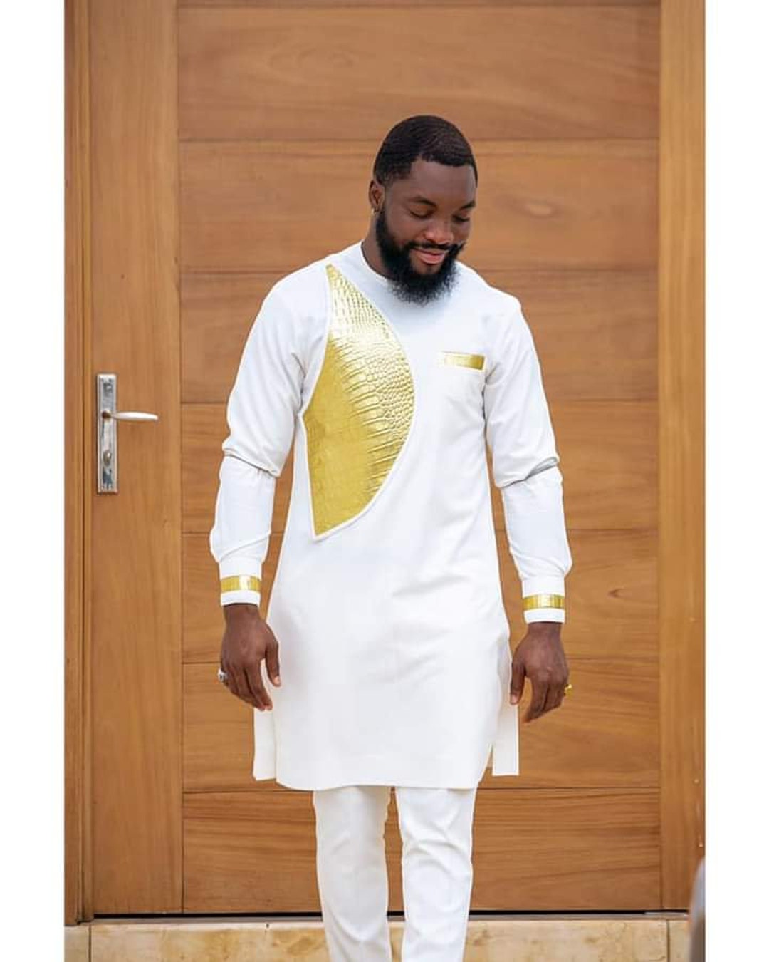 African Men Dress Suit, Africa Kaftan Suit, African Groomsmen Suit ...