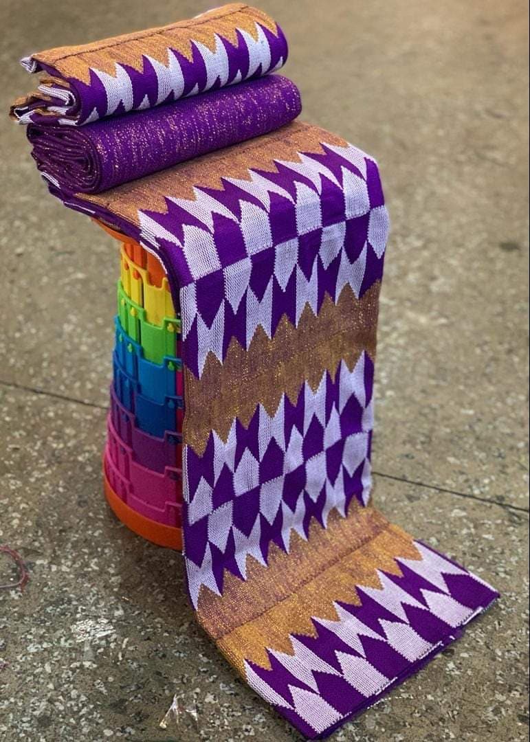African Kente Fabric Cloth, Handwoven Authentic Ethnic Kente Cloth ...