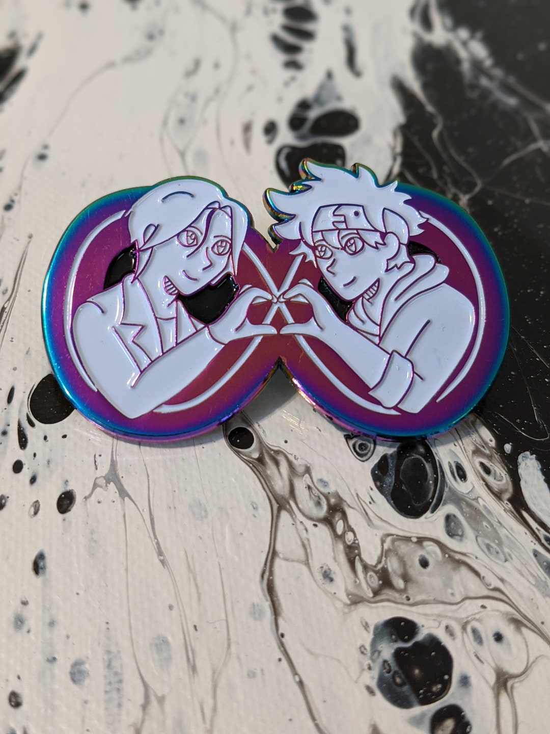 Sk8 the Infinity Renga Enamel Pins - Etsy