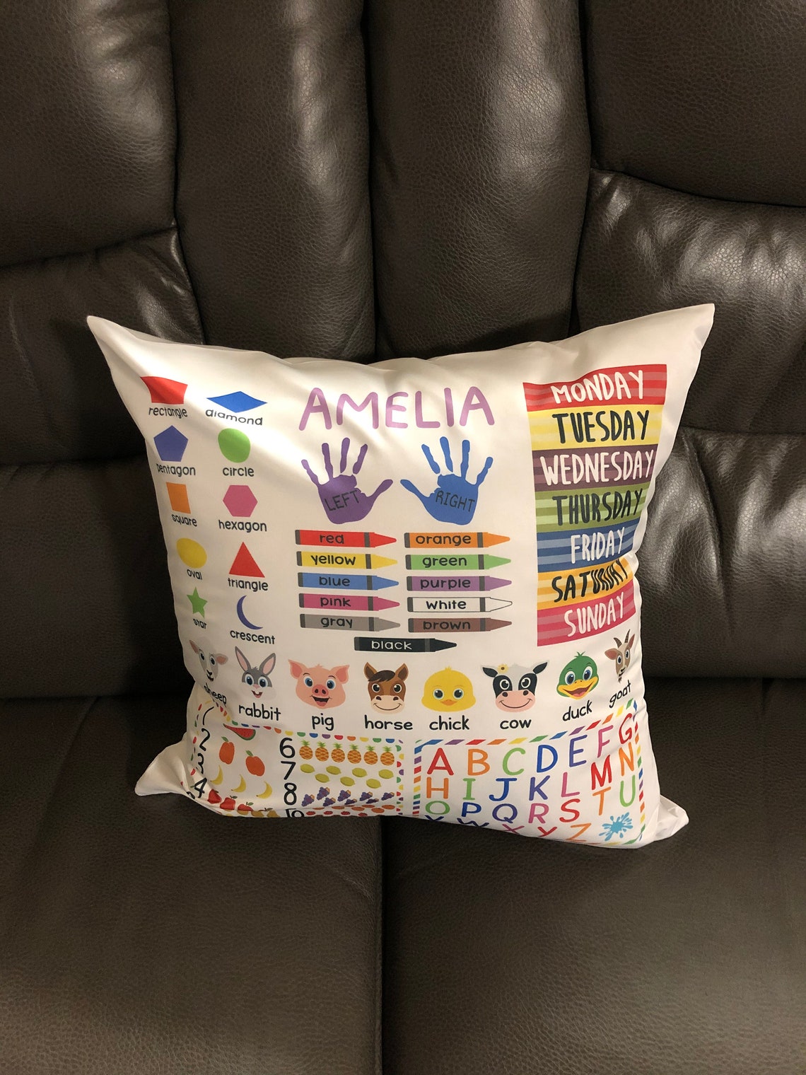 Learning Pillow PNG English Learning Pillow Educational Pillow - Etsy ...