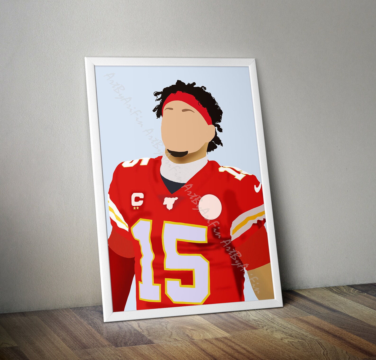 Patrick Mahomes Wall Art | Downloadable Print | Kansas City Chiefs Wall ...