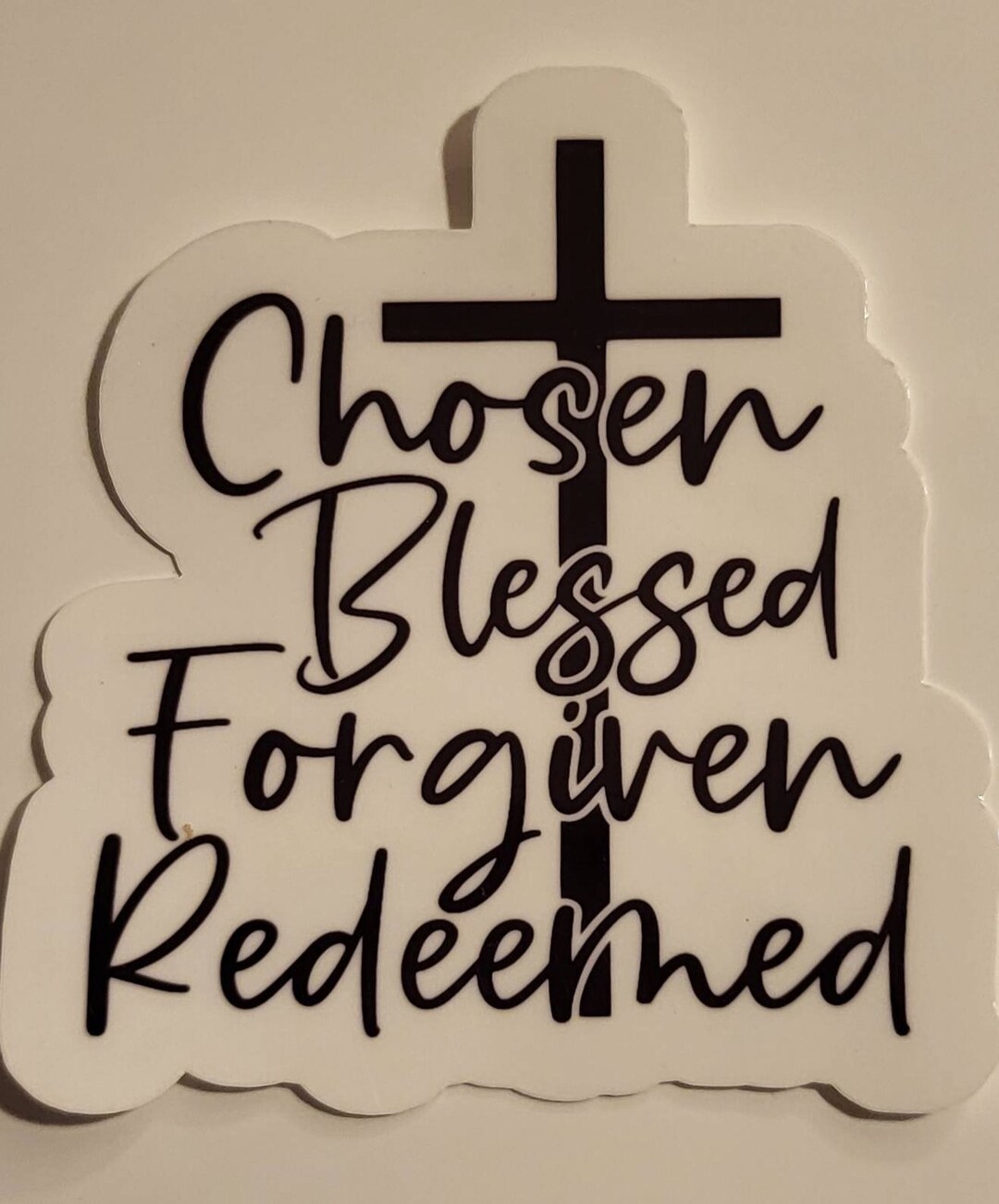 Choose Blessed Forgiven Sticker - Etsy