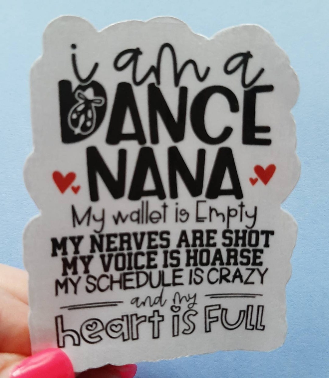 Cute Rockin the Dance Nana Life Sticker - Etsy
