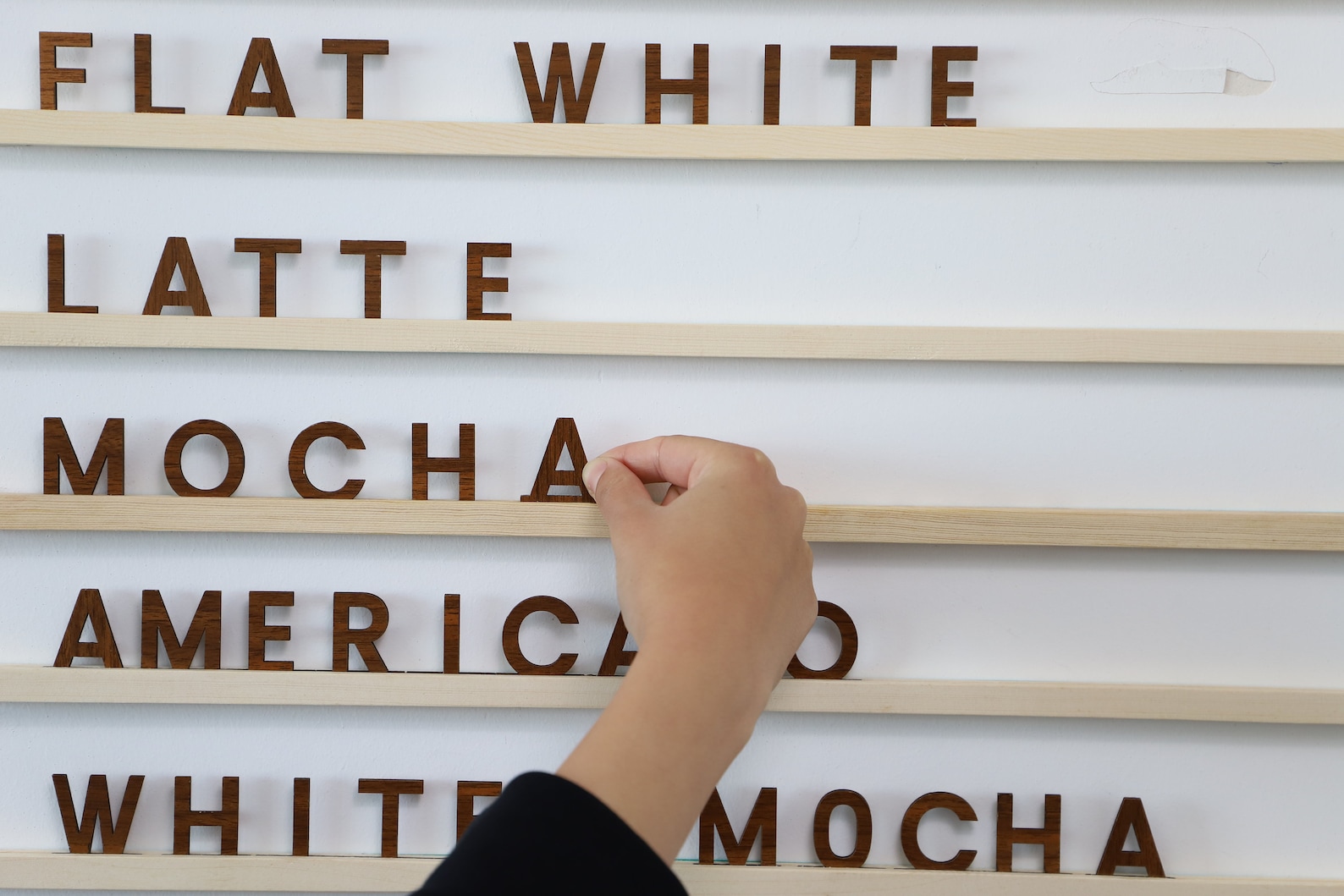 Wall Mounted Menu Board: Changeable Letter Restaurant Sign - Etsy