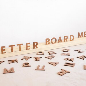Custom Cafe Menu Board: Wall Mounted Wood Letter Display - Etsy