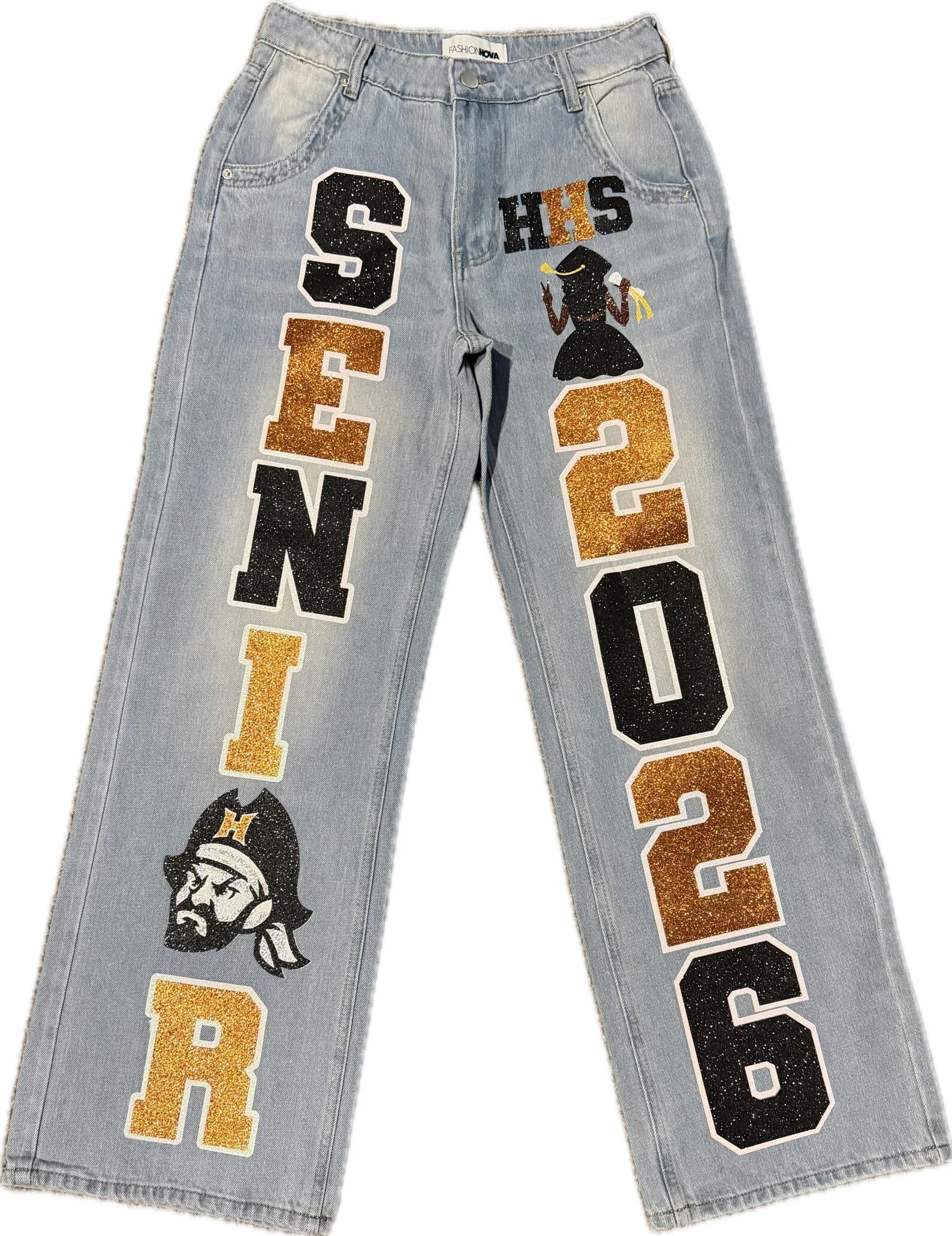 Custom Senior Outfit Set – Personalized Graduation Corset & Jeans ...