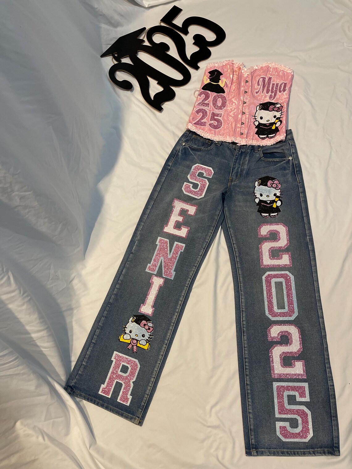 Custom Senior Corset – Personalized Graduation Top, Class of 2026 ...