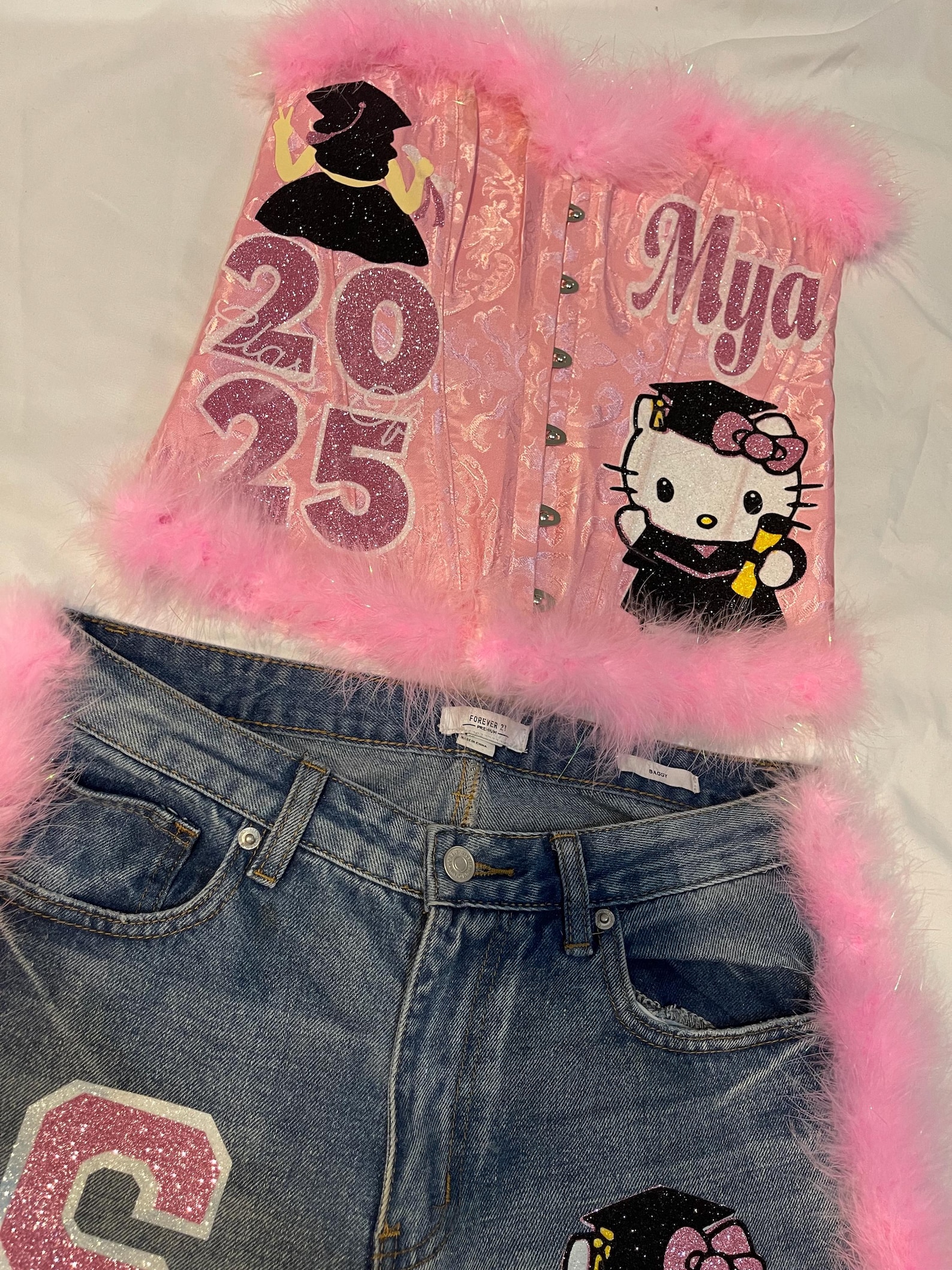 Custom Senior Corset – Personalized Graduation Top, Class of 2026 ...