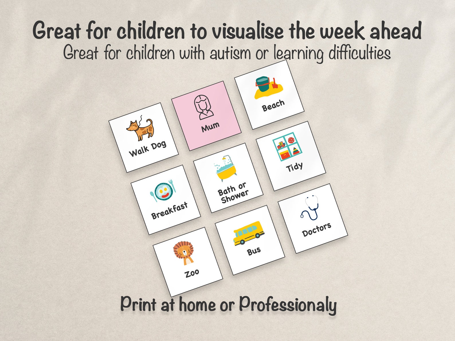 Child's Weekly & Daily Planner Bundle - 9 Printable Variations + Over ...