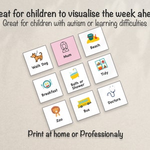 Child's Weekly & Daily Planner Bundle - 9 Printable Variations + Over ...