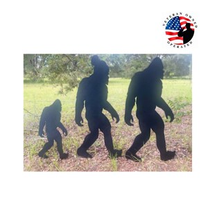 Bigfoot Yard Display 5ft Tall Mama Squatch Outdoor Wood Bigfoot Cutout Sasquatch Yard Art Wooden ...