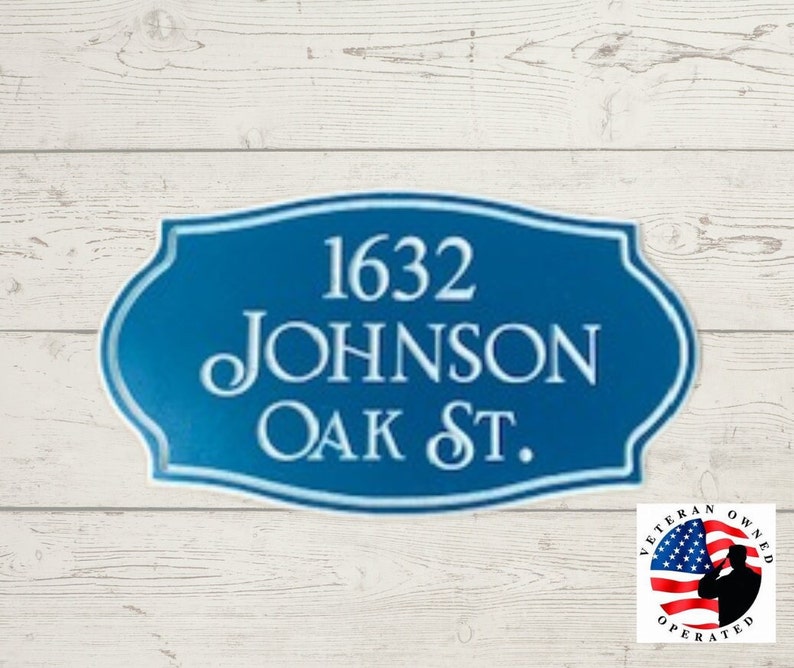 Personalized 100% PVC House Sign Custom Address Sign - Etsy