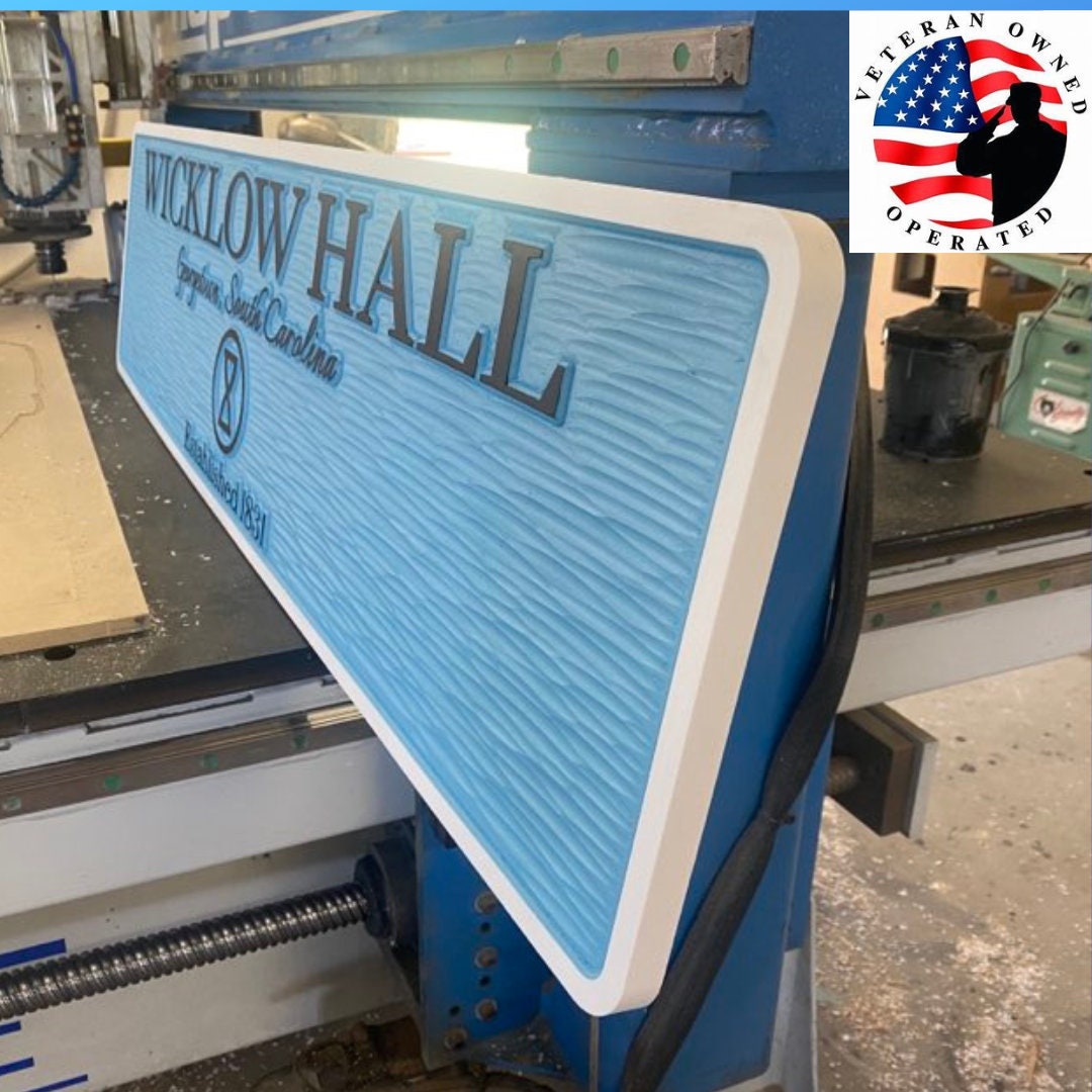 Double Sided Custom PVC Sign Indoor/outdoor Weatherproof Sign 47"x12 ...