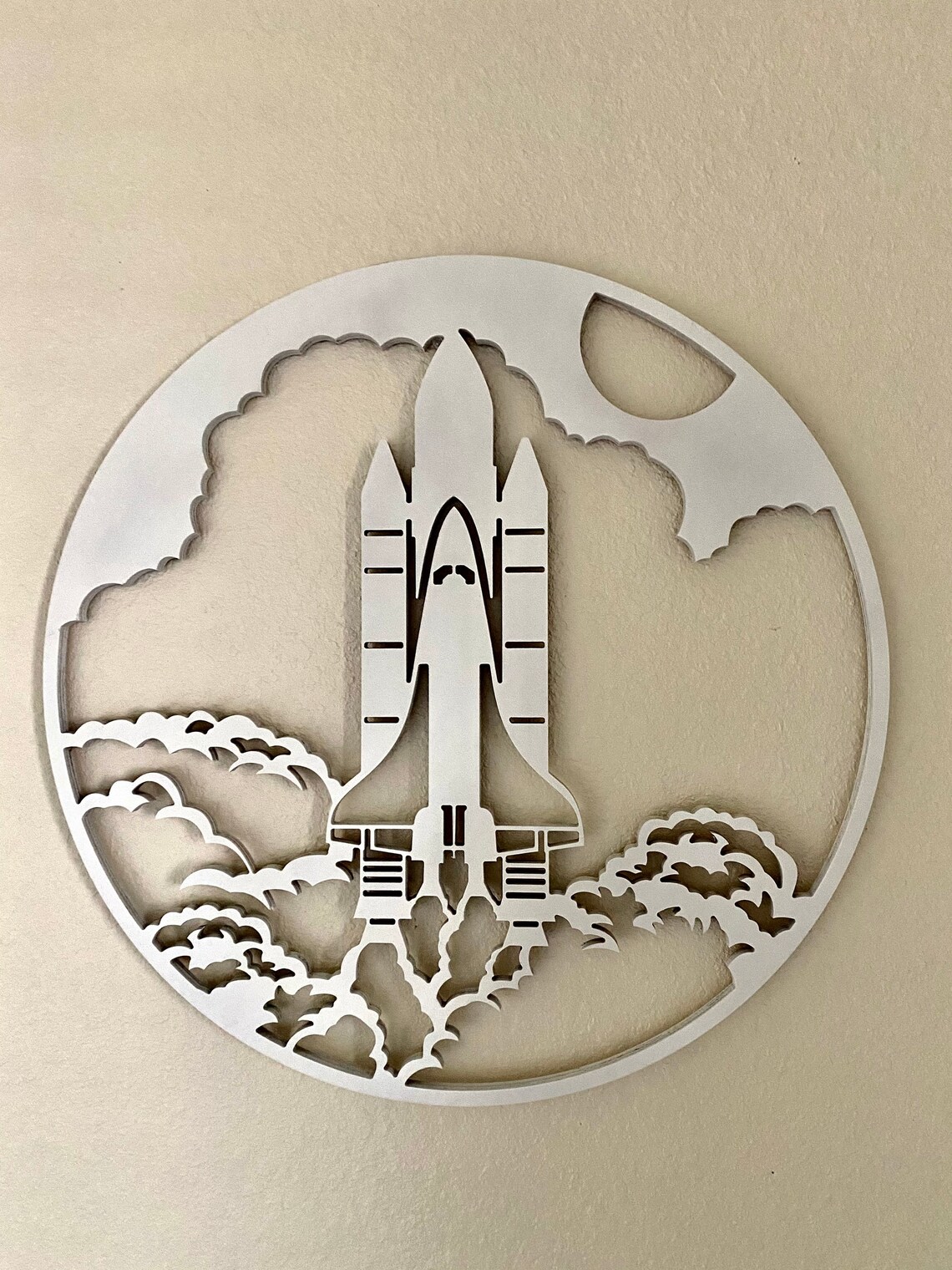 Space Shuttle space Rocket Wall Decor Space Ship Decor - Etsy