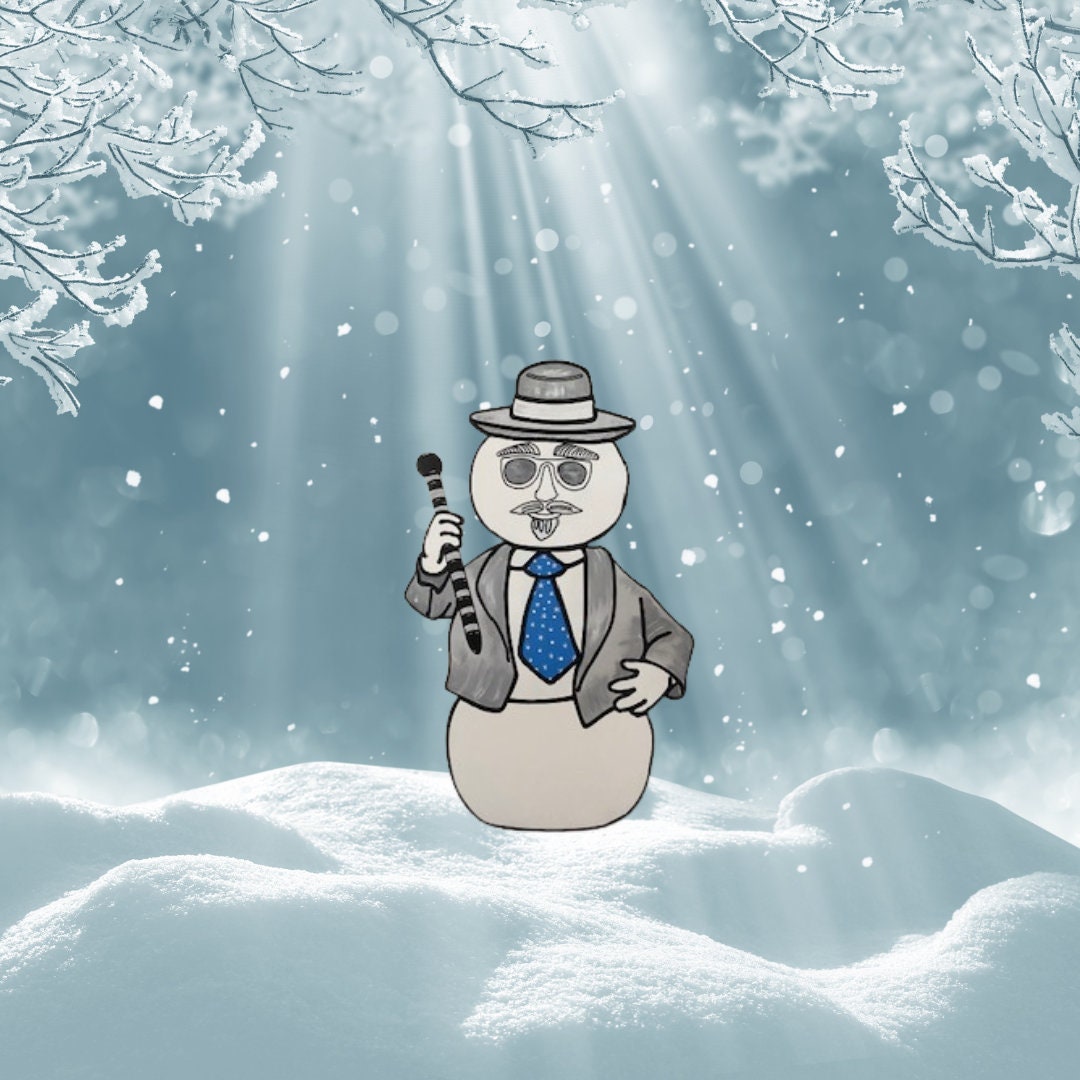 Snowman Yard Decor 4 Feet Tall All Weather PVC Snowman Cutout Snowman ...