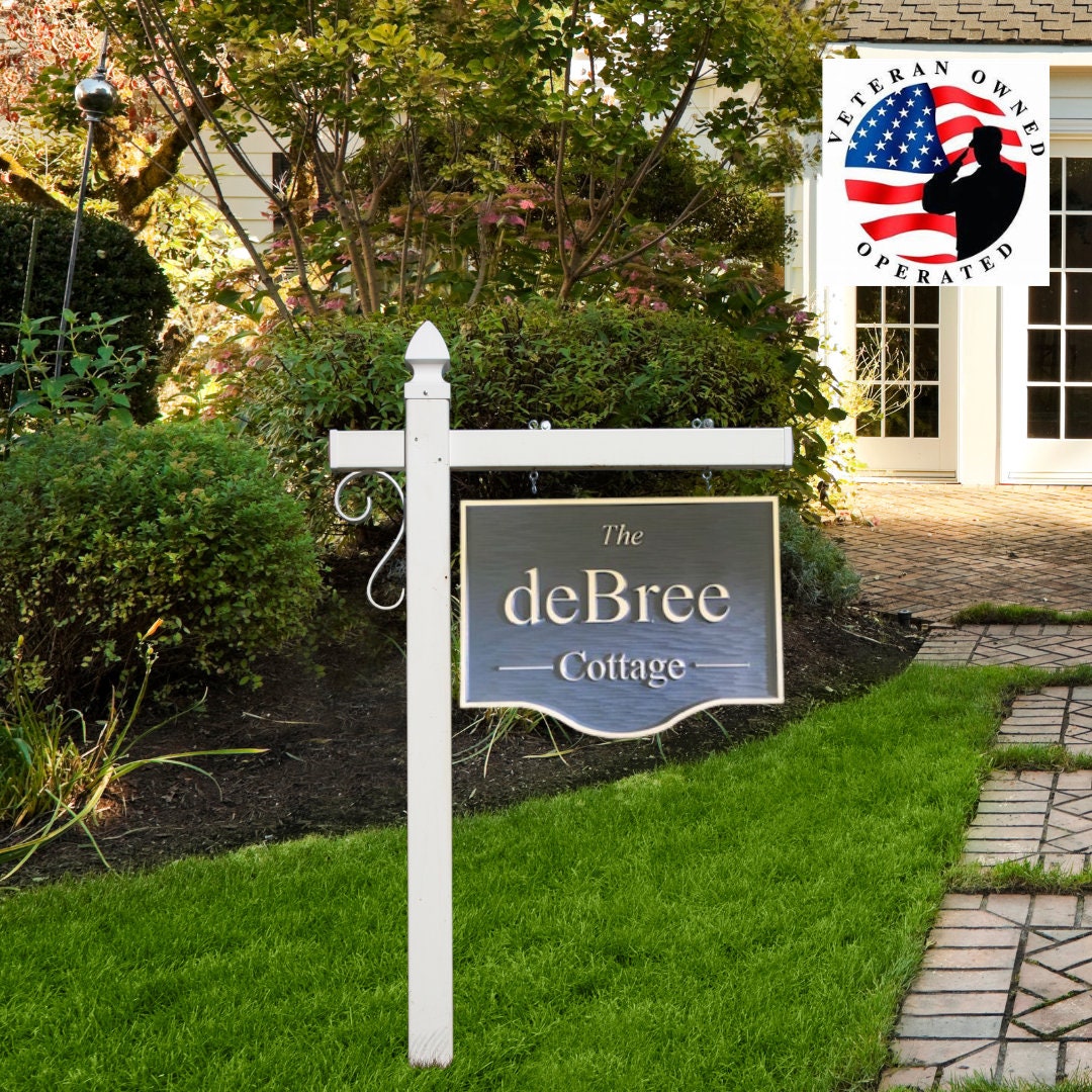 Personalized Address Sign Custom Hanging Sign for Your Home or Business ...