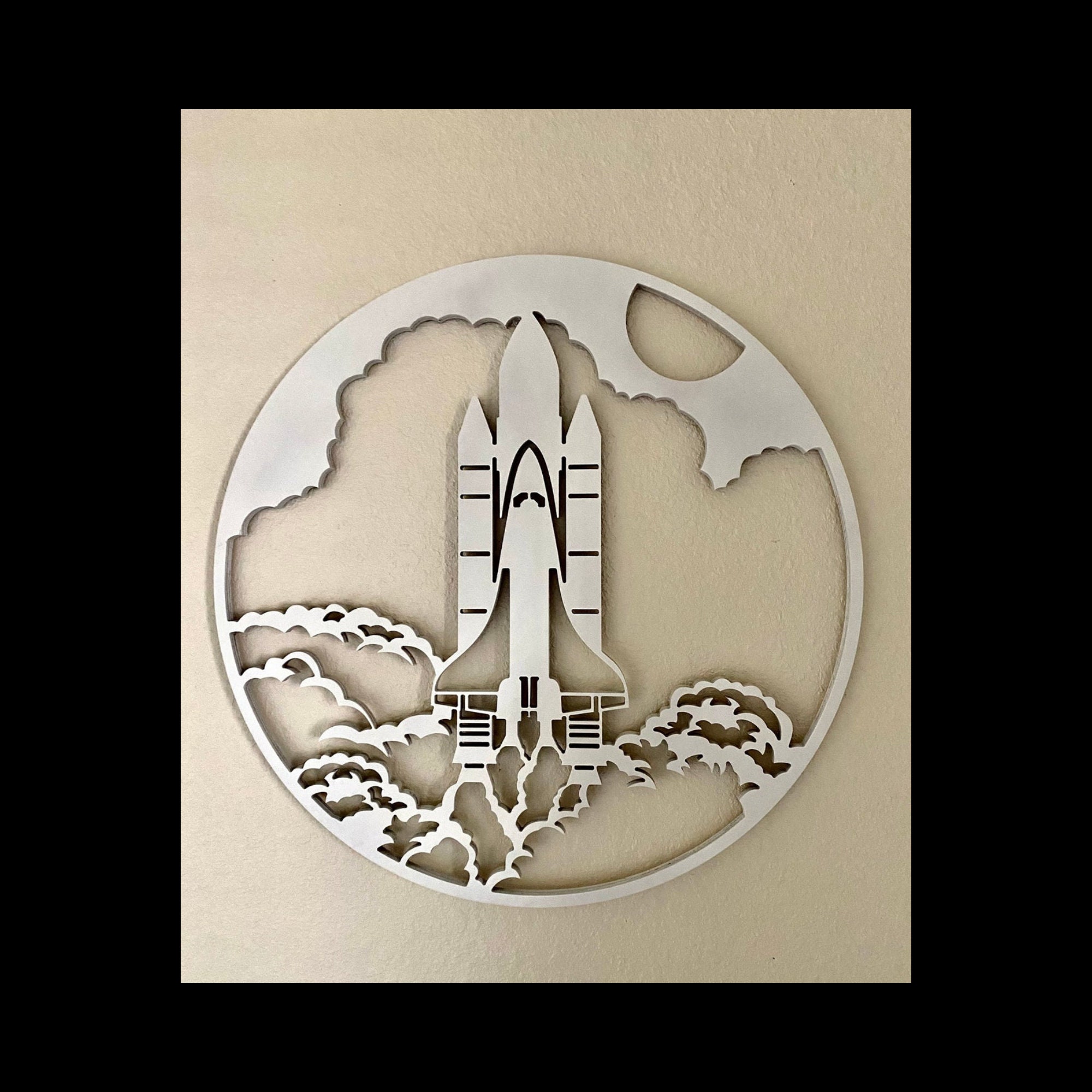 Space Shuttle space Rocket Wall Decor Space Ship Decor - Etsy