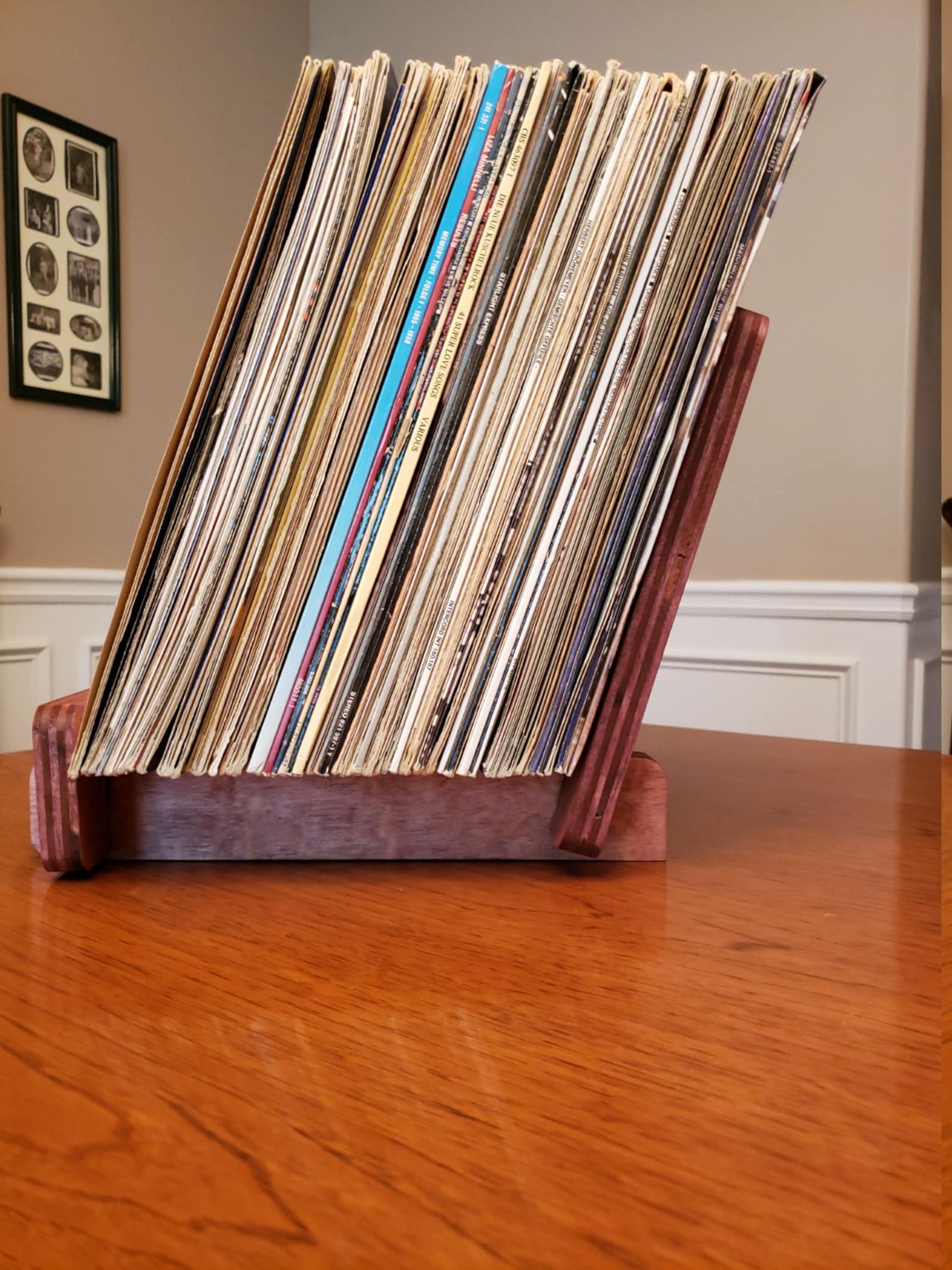 LP Stand vinyl Record Holder LP Display Rack | Etsy
