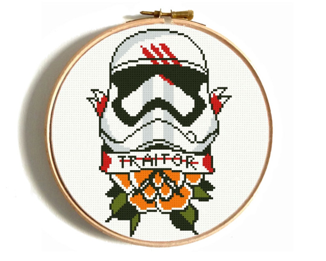 Star Character Cross Stitch Pattern, Star Heroes Fan Art Floral Cross ...