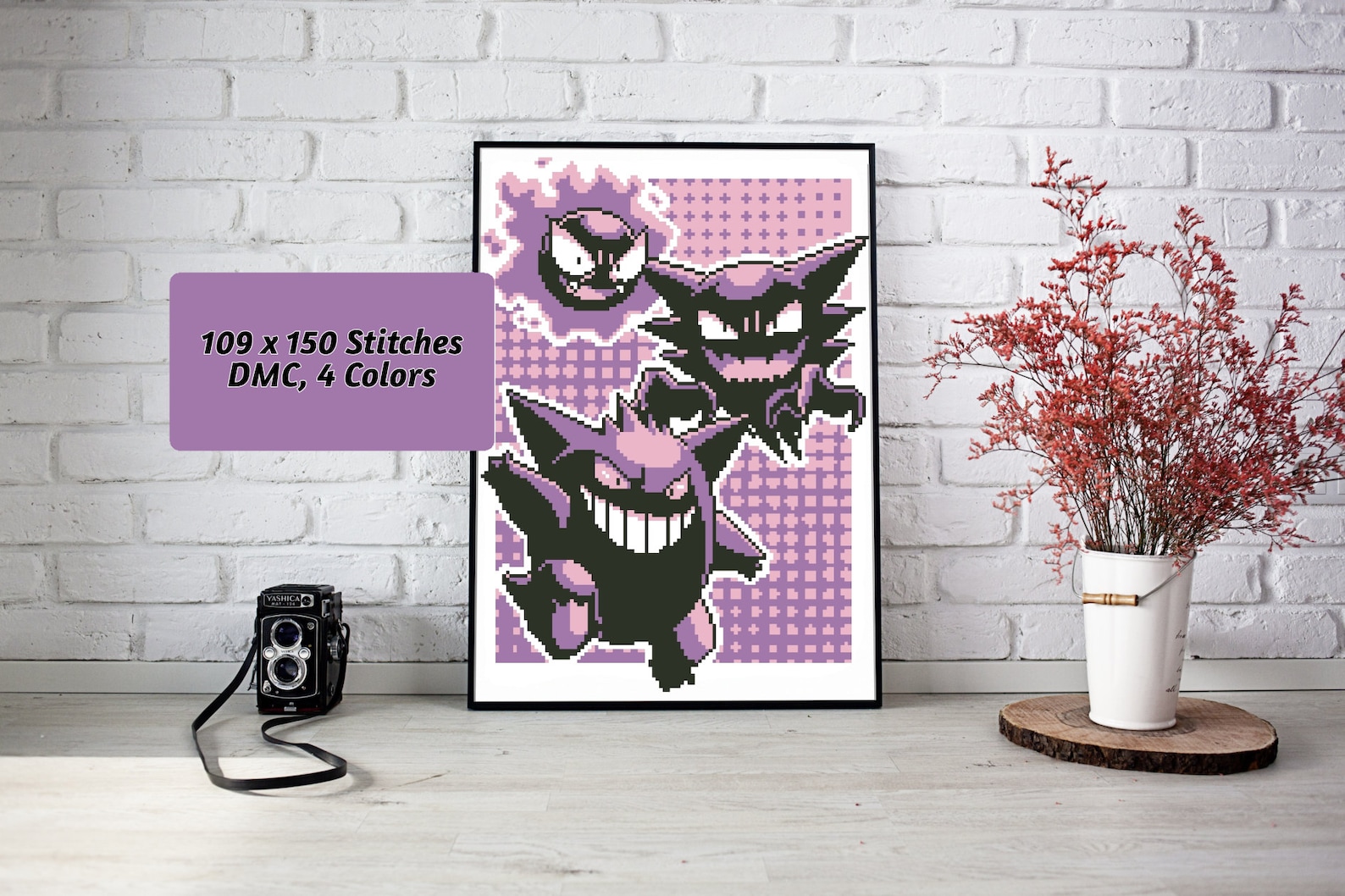 SET 6 Pokemon PDF Cross Stitch Pattern, Easy Cross Stitch, Modern Cross ...