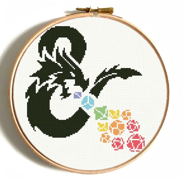 Dnd Cross Stitch - Etsy