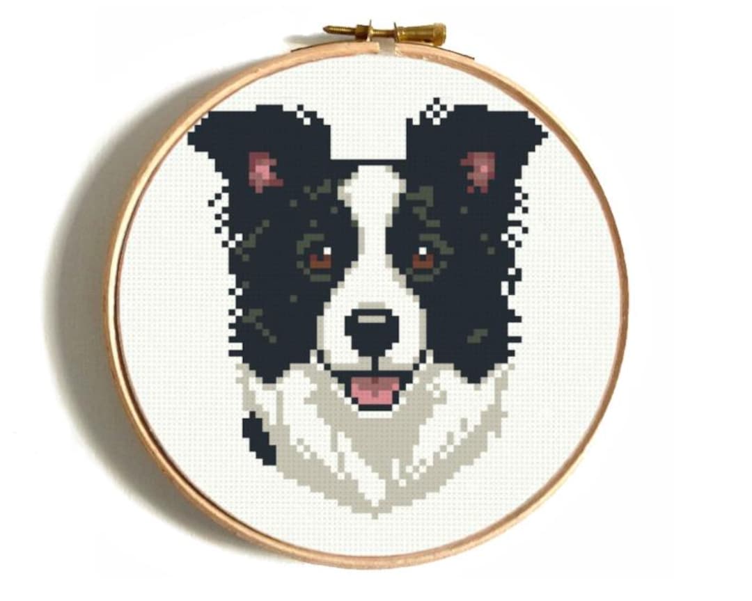 Dog Cross Stitch Pattern PDF - Digital Download – Modern Cross Stitch ...