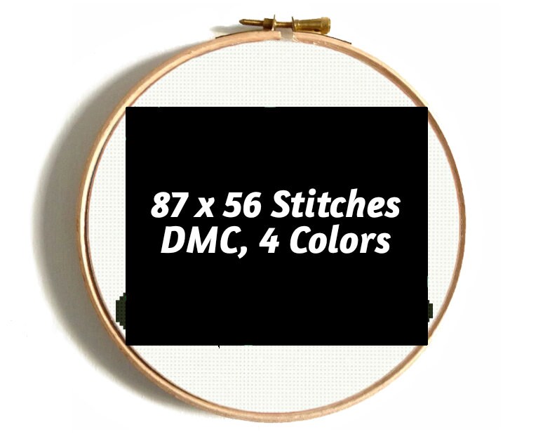 Cat Cross Stitch Pattern PDF, Funny Cross Stitch, Funny Black Cat Cross Stitch, Modern Cross ...