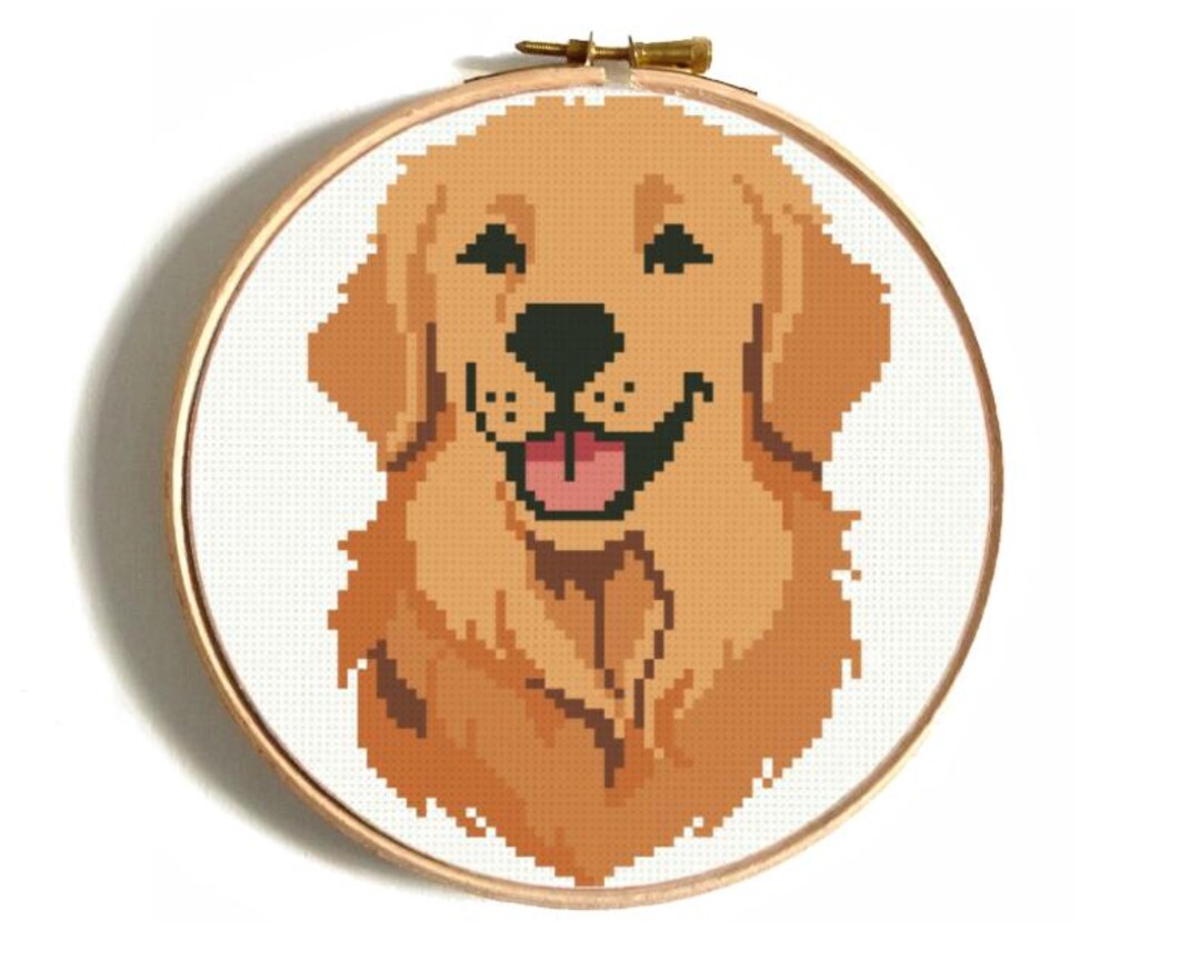 Golden Retriever Dog Cross Stitch Pattern PDF - Digital Download ...
