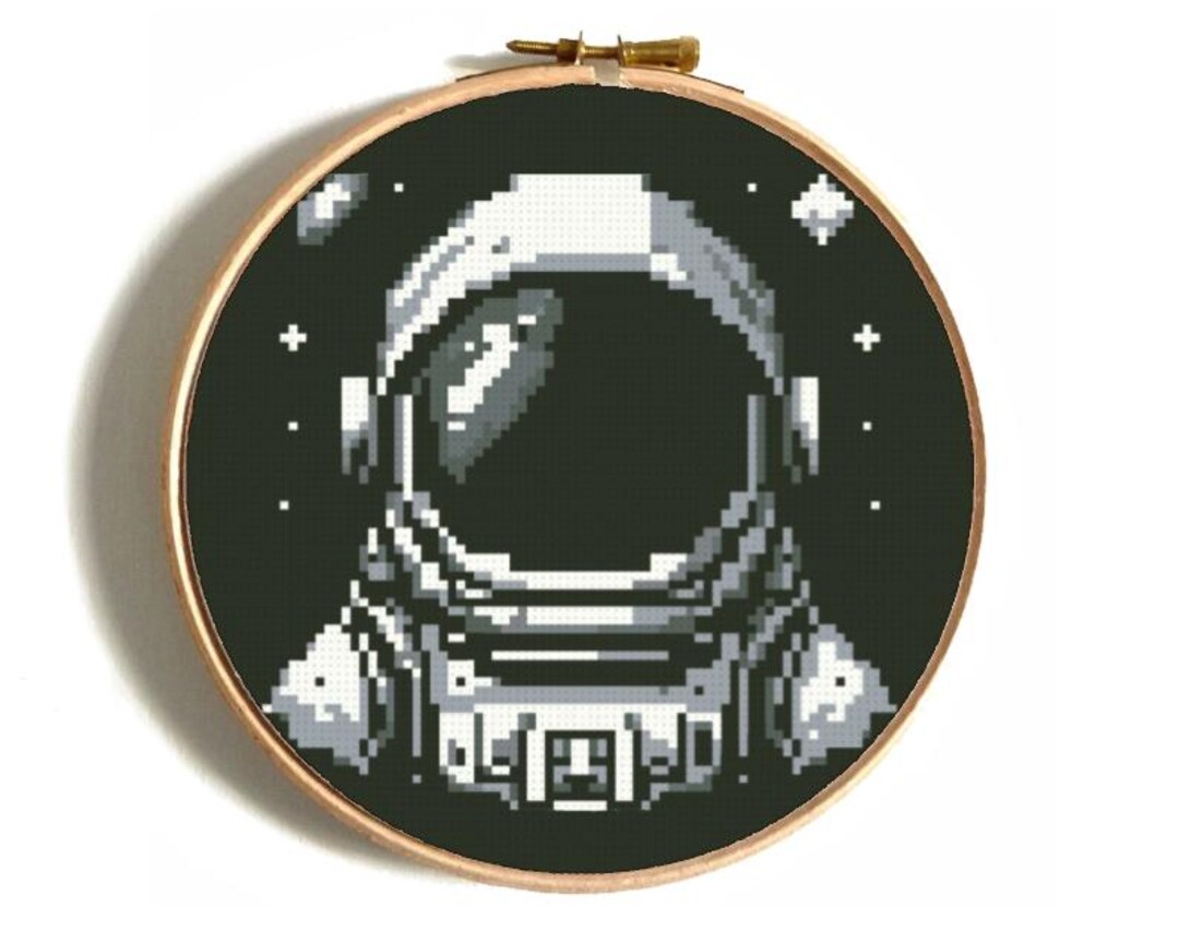 Astronaut Cute Cross Stitch Pattern PDF - Digital Download – Modern ...
