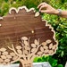 Oak & Walnut- Wedding Oak Tree Shaped Alternative Guestbook Drop Box ...