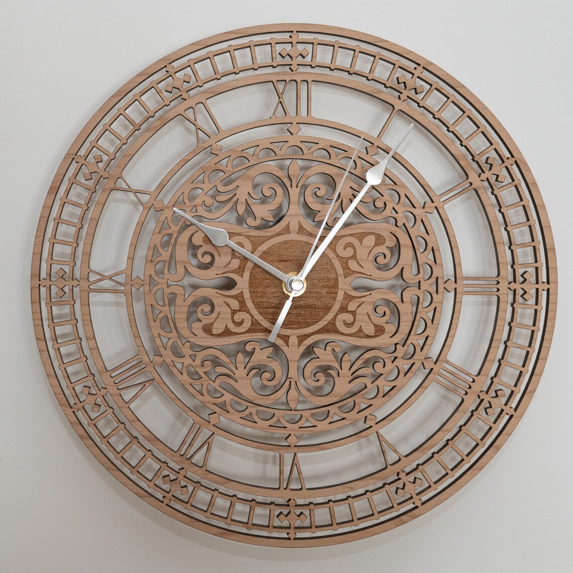 Handmade Wooden Silent Ornate Big Ben Wall Clock up to 90cm in - Etsy