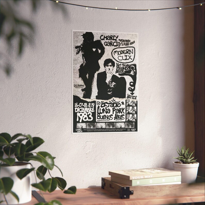 Charly García Modern Clix Matte Vertical Posters - Etsy