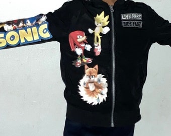 Boys Sonic Hedgehog Jacket - Etsy