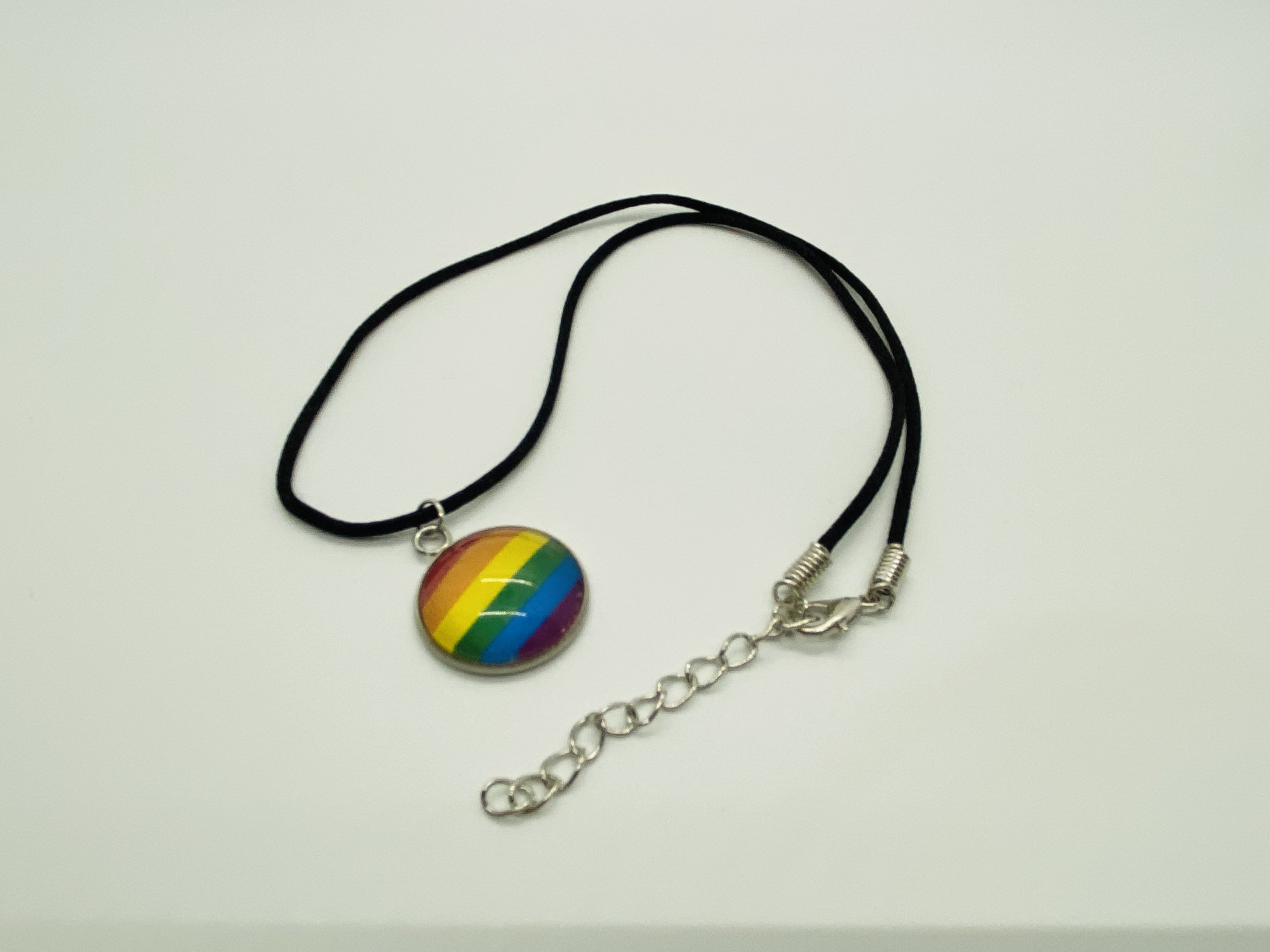 LGBTQ Pride Silk Necklace | Etsy