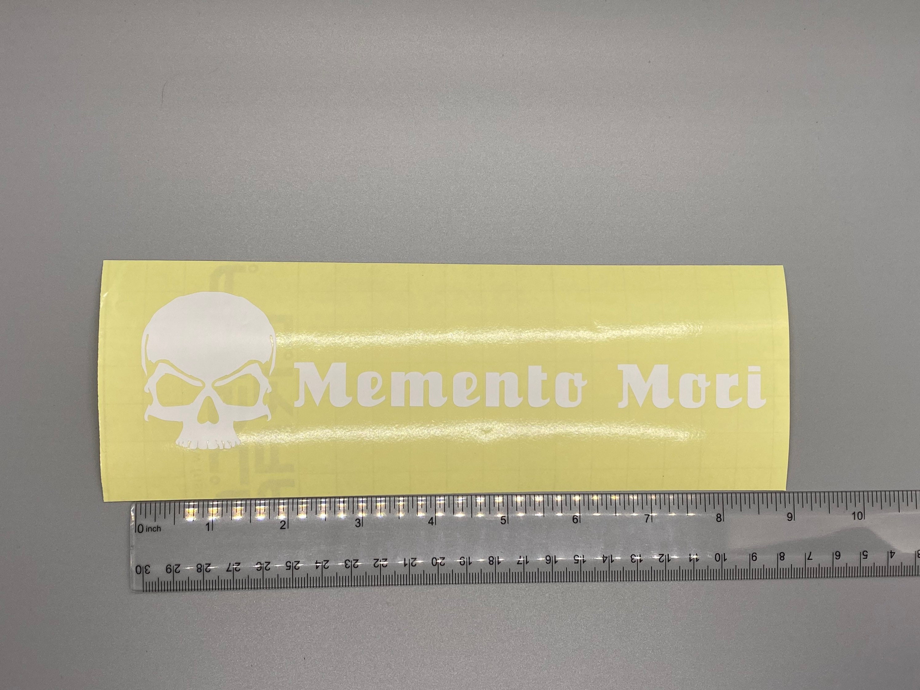 Memento Mori Car Decal - Etsy