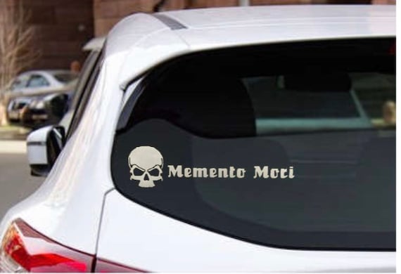 Memento Mori Car Decal | Etsy