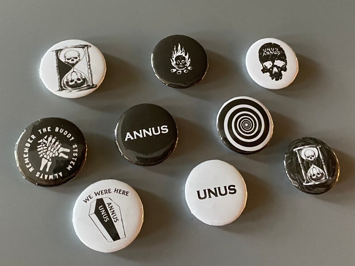 RIP Unus Annus Button Collection - Etsy