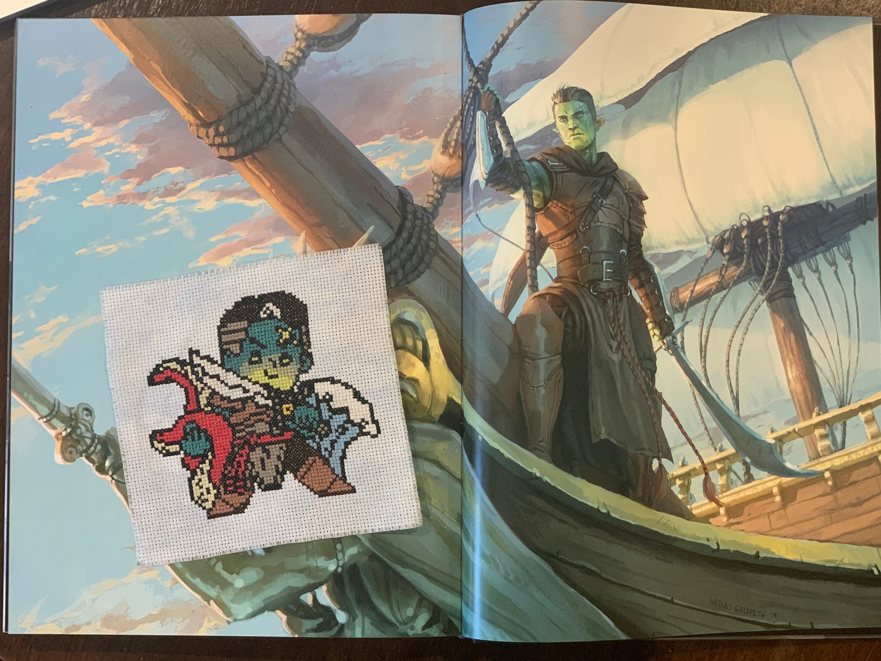 Chibi Fjord - Critical Role || Cross Stitch Pattern Instant Download ...