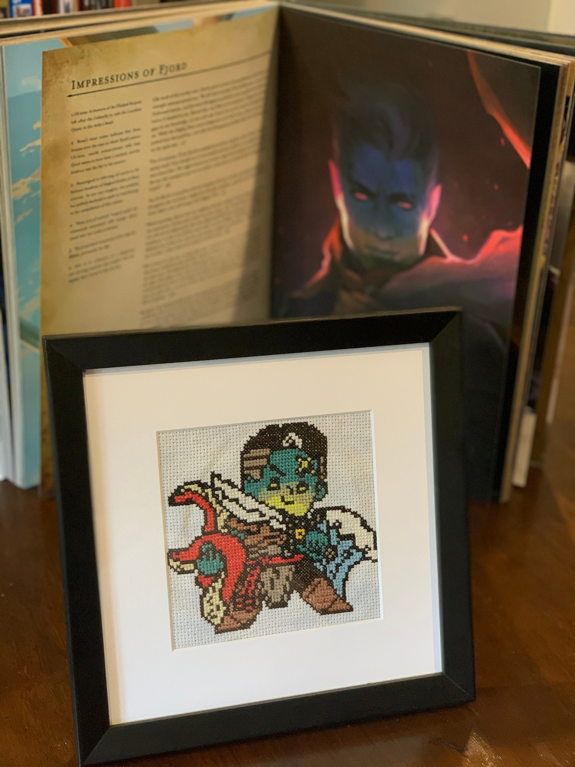 Chibi Fjord - Critical Role || Cross Stitch Pattern Instant Download ...
