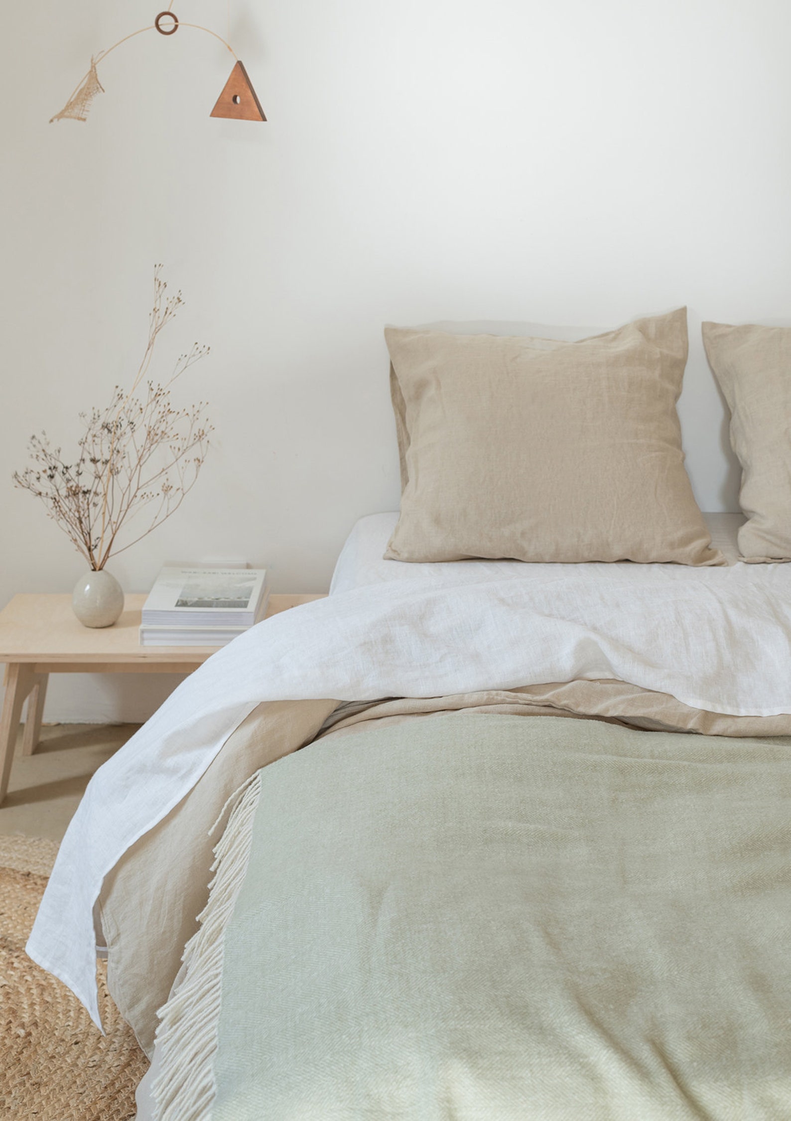 Merino Wool Blanket 100% Natural Fine Merino Wool Throw in - Etsy