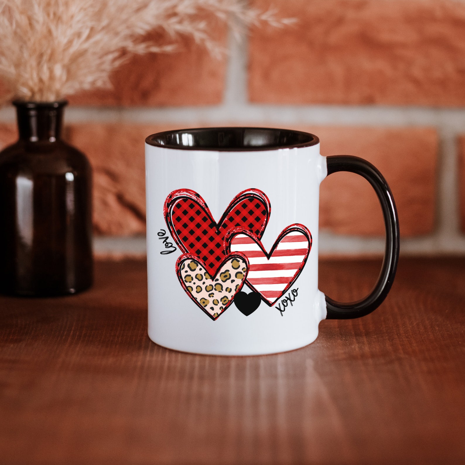 Valentines Day Coffee Mug, Valentines Mug, 110z Mug, Coffee Cup, Doodle ...