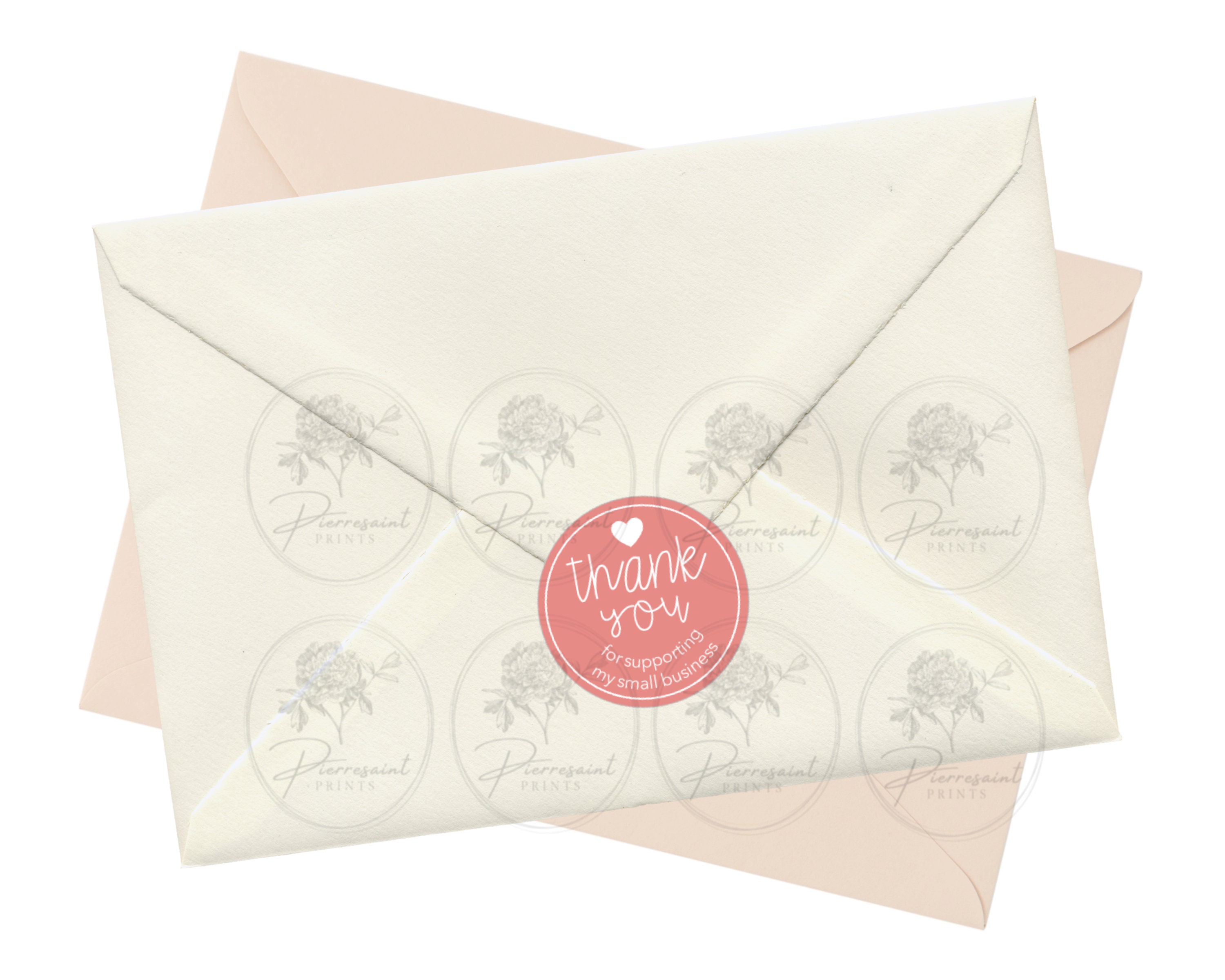 Printable Business Labels PNG Circle Digital Image Thank You DIY Round ...